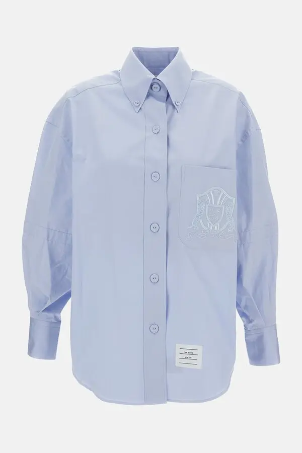 Thom Browne Supersized Long Sleeve Shirt - Multicolor