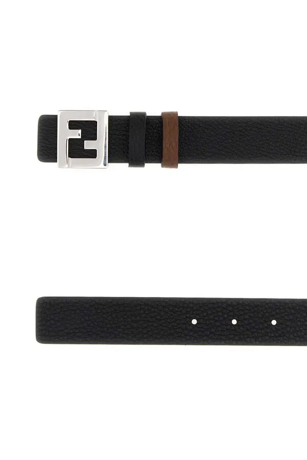 Fendi Leather Reversible Belt