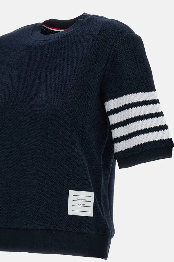Thom Browne 4-bar" Pique T-shirt
