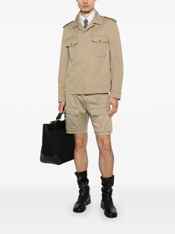 Celine Cotton Cargo Shorts