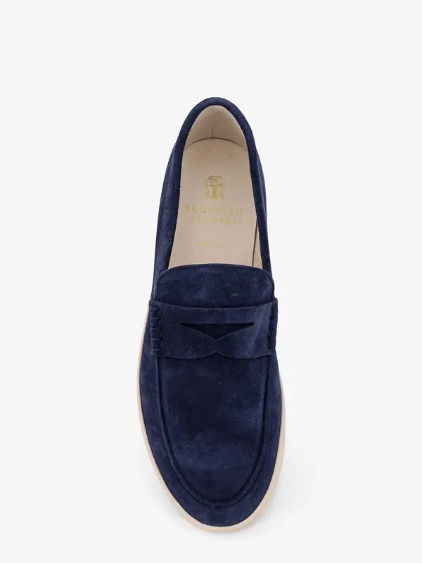 Brunello Cucinelli Suede Tassel Loafers