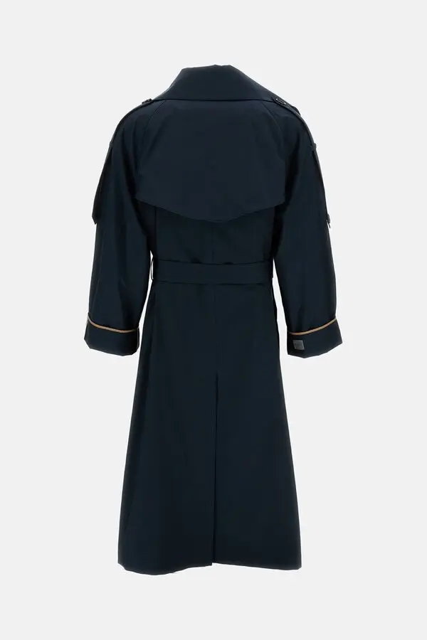 Max Mara Double-breasted Trench Coat - Multicolor