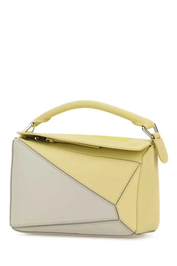 Loewe Leather Josef And Anni Albers Small Puzzle Handbag - Multicolor