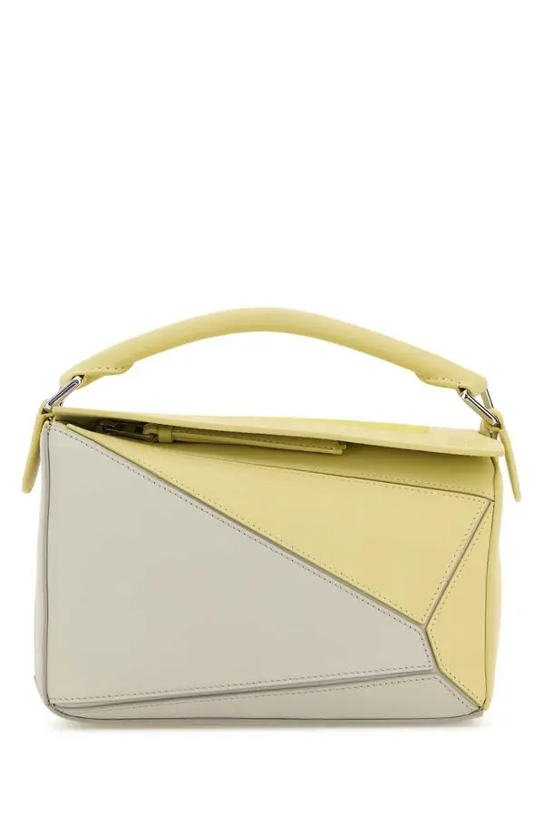 Loewe Leather Josef And Anni Albers Small Puzzle Handbag - Multicolor