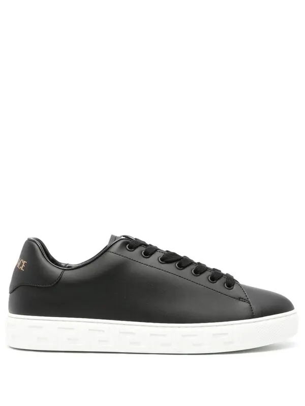 Versace Greca Leather Sneakers - Multicolor