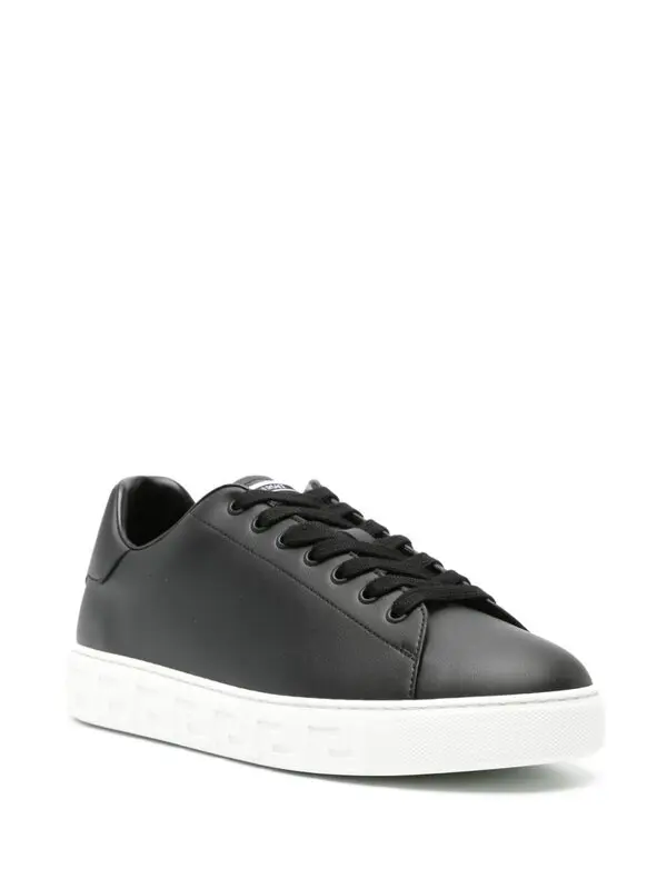 Versace Greca Leather Sneakers - Multicolor
