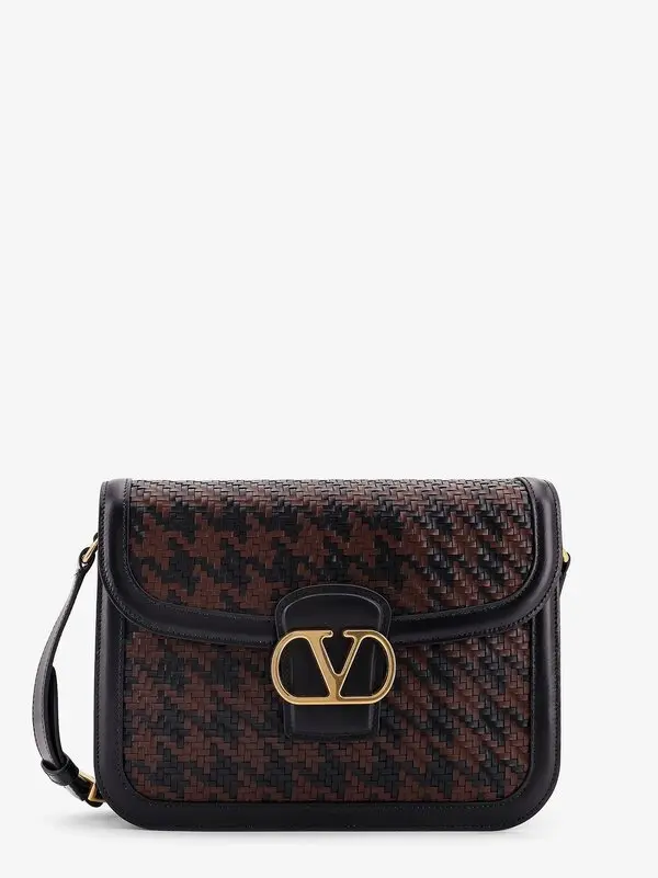 Valentino Garavani Woven Leather Shoulder Bag