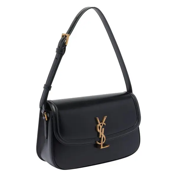 Saint Laurent Medium Solferino Shoulder Bag - Black