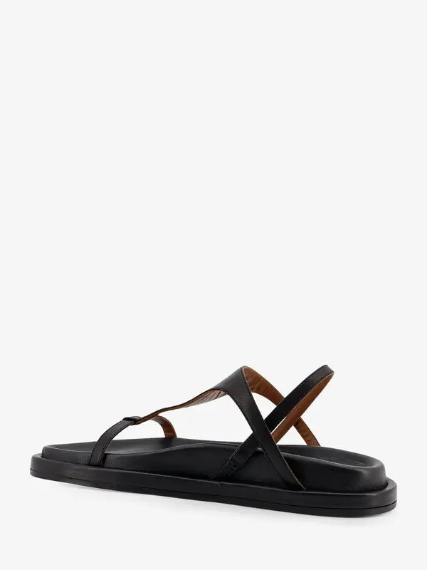 ATP ATELIER Ultimo Leather Sandals - Black