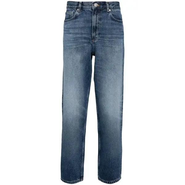 A.p.c. Indigo Cotton Washed Denim Straight Leg Jeans