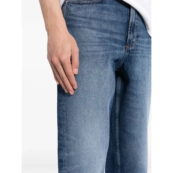 A.p.c. Indigo Cotton Washed Denim Straight Leg Jeans