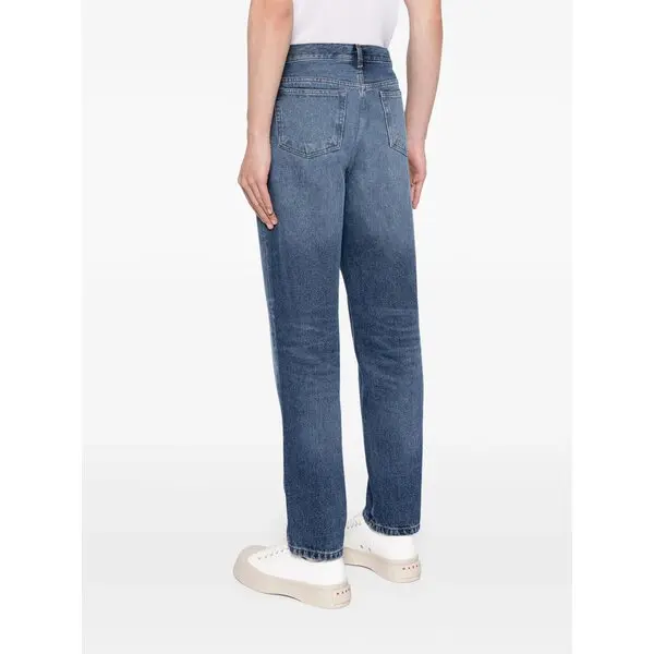 A.p.c. Indigo Cotton Washed Denim Straight Leg Jeans