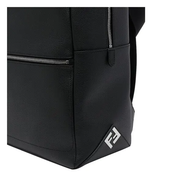 Fendi Calf Leather Backpack - Black