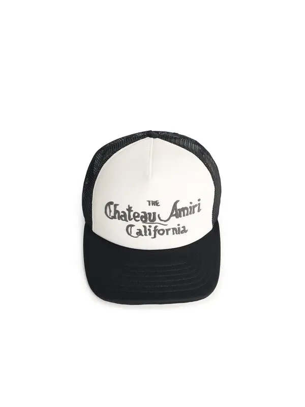 Amiri Chateau Trucker Cap - White