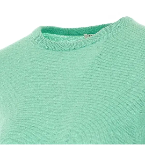 Auralee Super Fine Cashmere And Silk Blend Sweater - Green