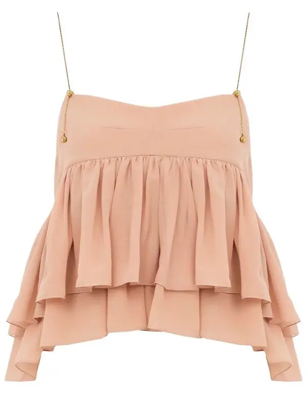 Chloé Sleeveless Silk Top