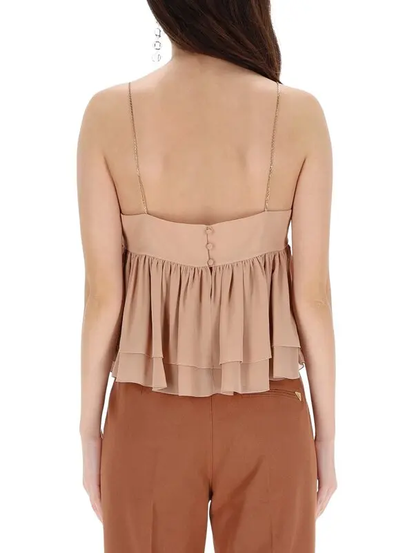 Chloé Sleeveless Silk Top