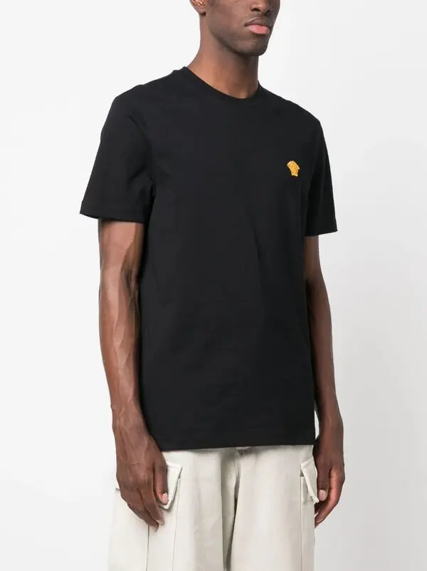 Versace T-shirt With Medusa Embroidery