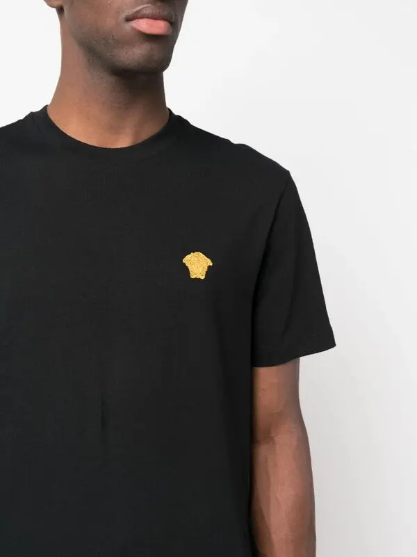 Versace T-shirt With Medusa Embroidery