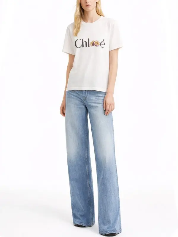Chloé T-shirt With Logo - White