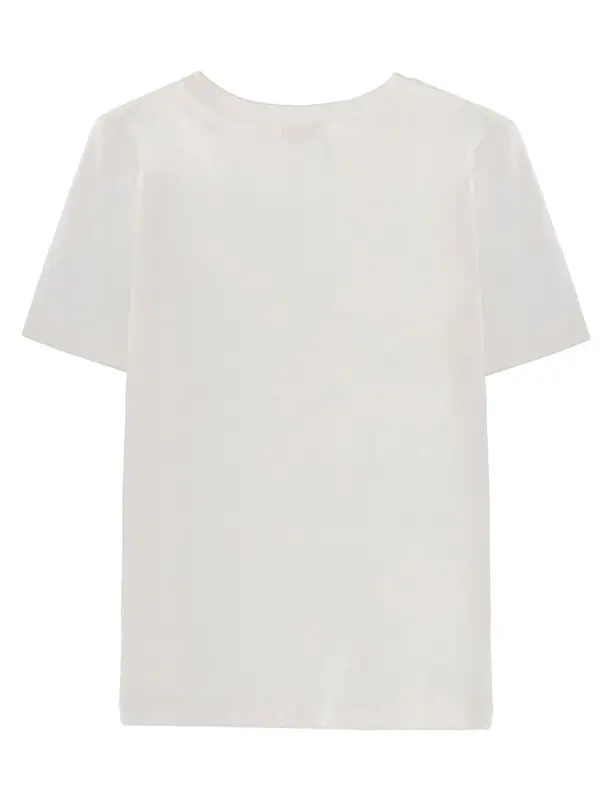 Chloé T-shirt With Logo - White