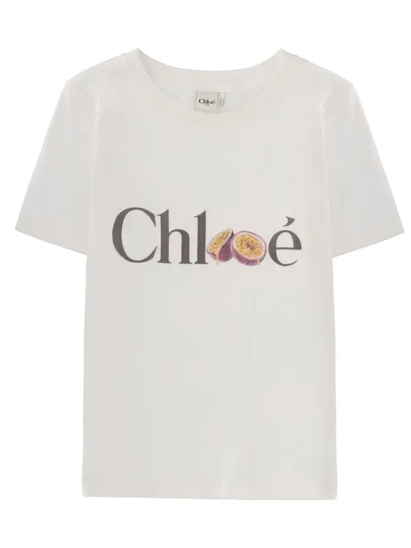 Chloé T-shirt With Logo - White