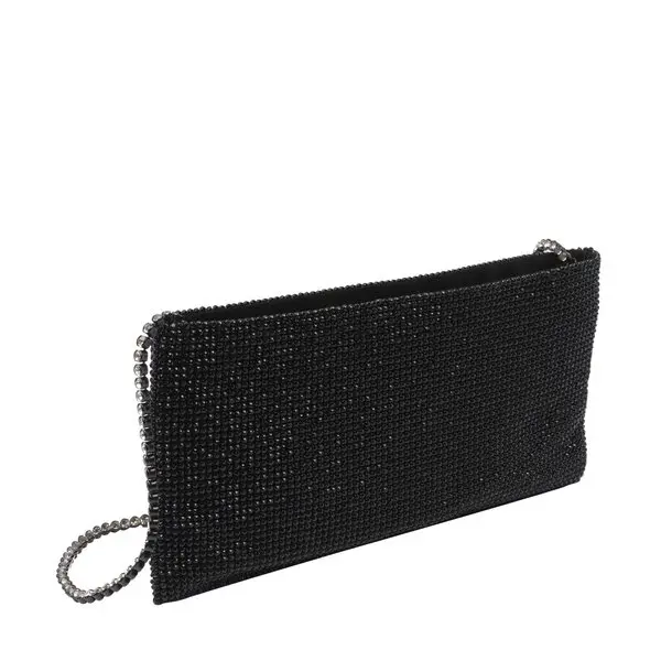 Benedetta Bruzziches Petite Pochette Embellished Bag - Black