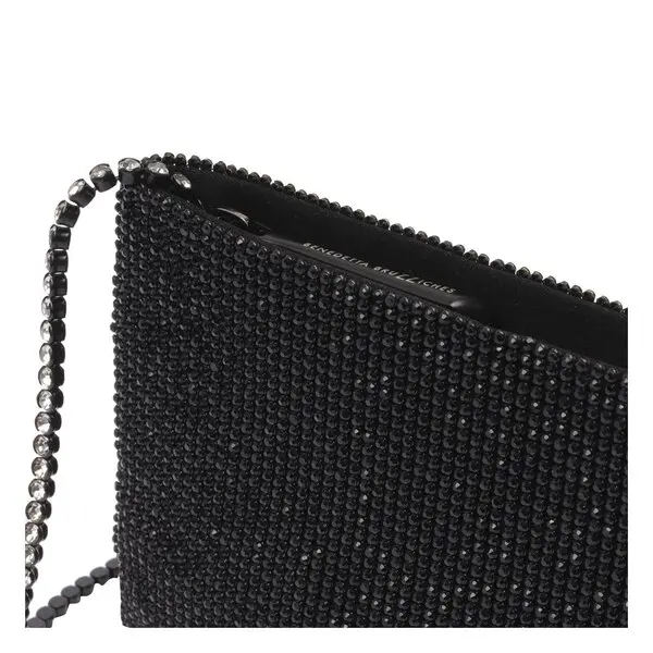 Benedetta Bruzziches Petite Pochette Embellished Bag - Black