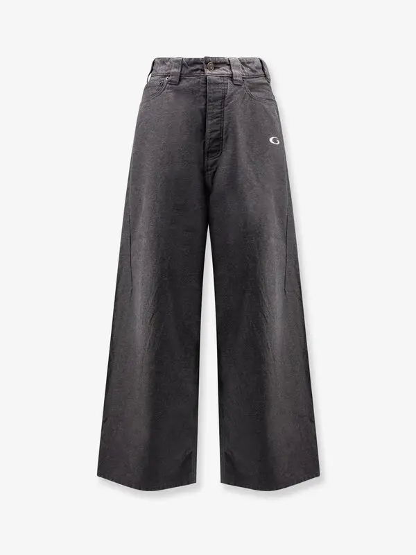 Balenciaga Trompe L'oeil Denim Trousers - Multicolor