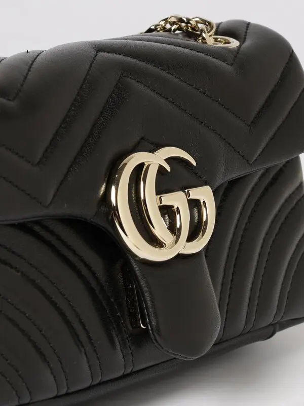 Gucci Matelassé Mini Bag - Black