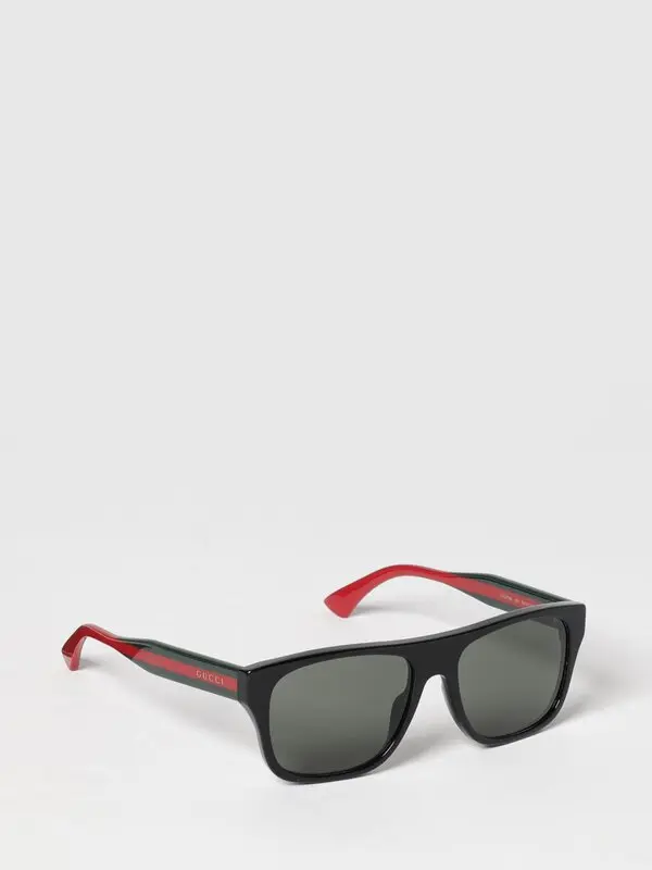 Gucci Rectangle Sunglasses - Black