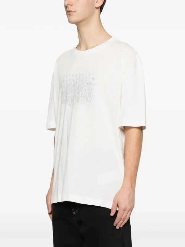 MAISON MARGIELA Graphic-print Cotton T-shirt - White