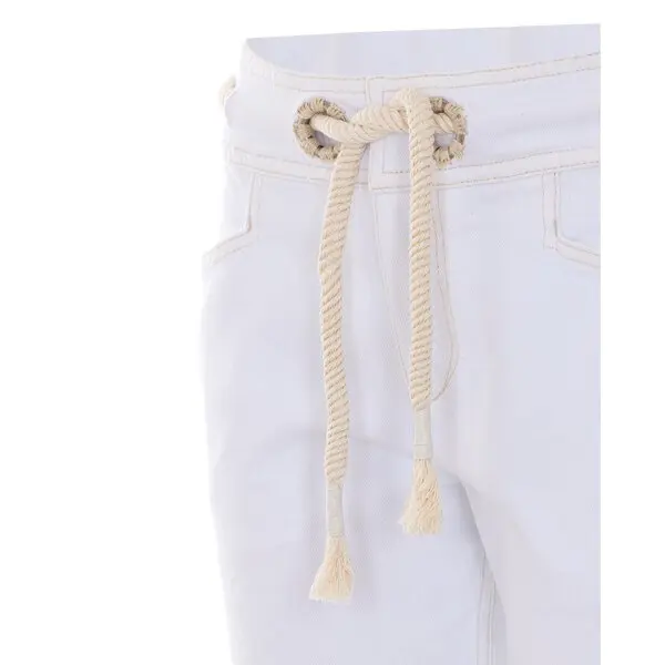 Isabel Marant Étoile Alison Perforated Detail Straight-leg Jeans - White
