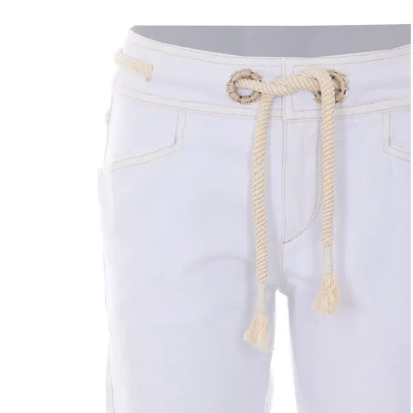 Isabel Marant Étoile Alison Perforated Detail Straight-leg Jeans - White