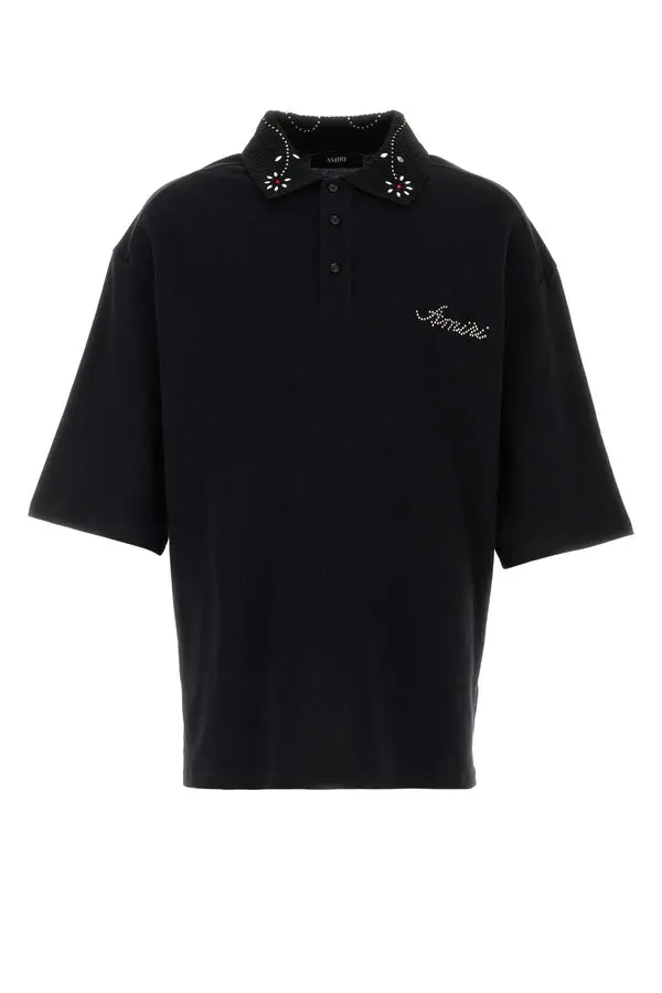 Amiri Piquet Polo Shirt