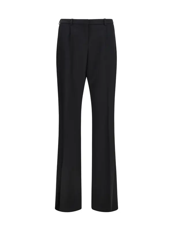 Balenciaga Slim-fit Tailored Stretch Wool Twill Pants - Black