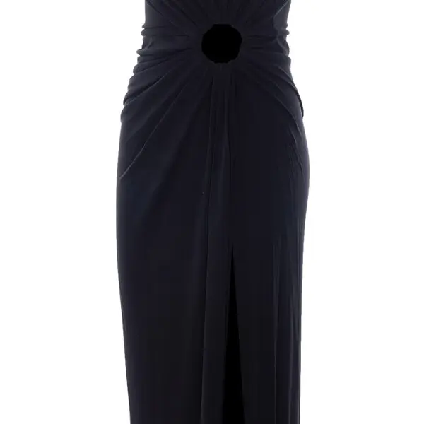 Sportmax Sleeveless Draped Cut-out Detail Dress