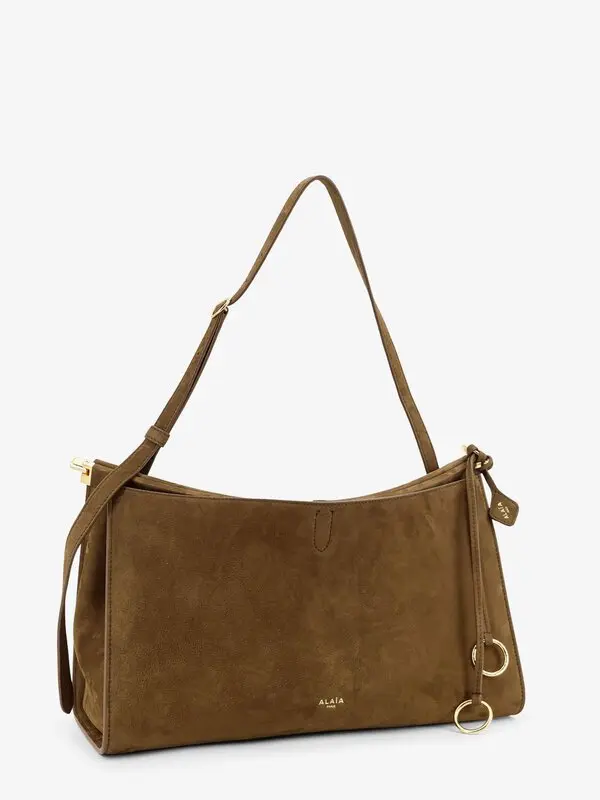 Alaïa Le Click Pocket 35 Nabuck Shoulder Bag