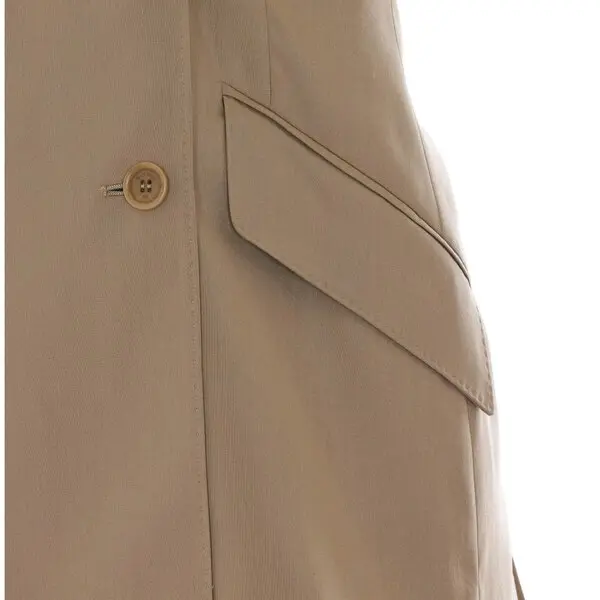 Max Mara Halter Neck Sleeveless Double-breasted Vest