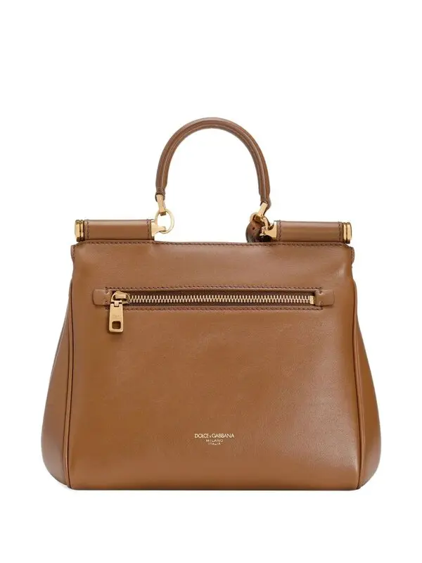 Dolce & Gabbana My Sicily Small Handbag In Plongé Calfskin