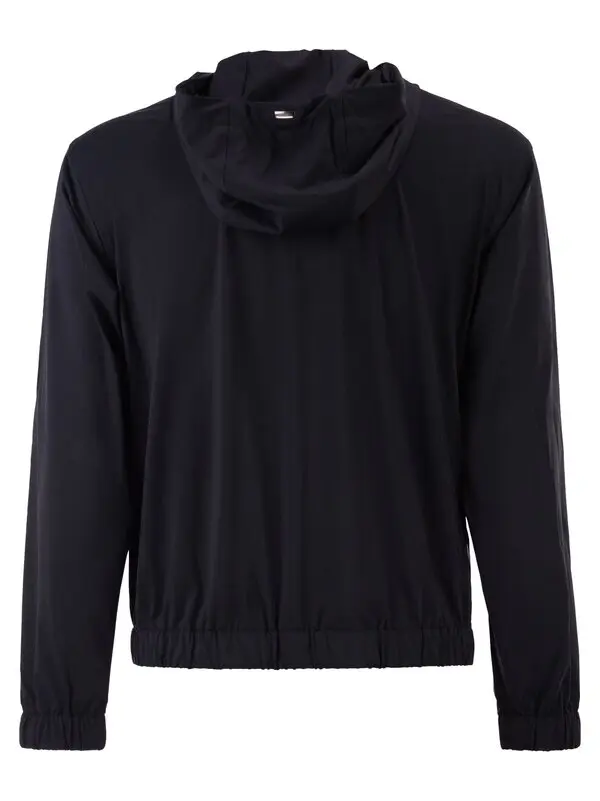 Herno Stretch Techno-nylon Hooded Bomber Jacket - Multicolor