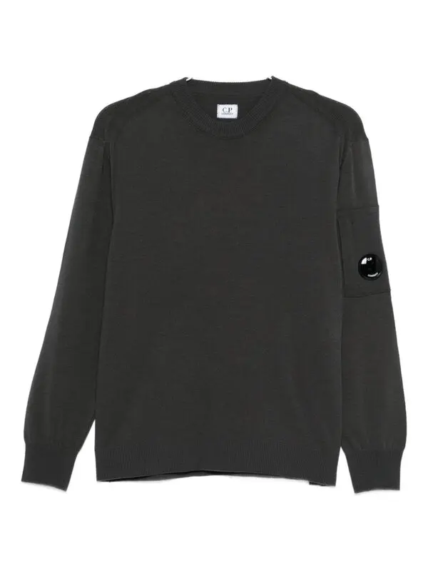 C.P. COMPANY Logo Wool Crewneck Sweater - Multicolor