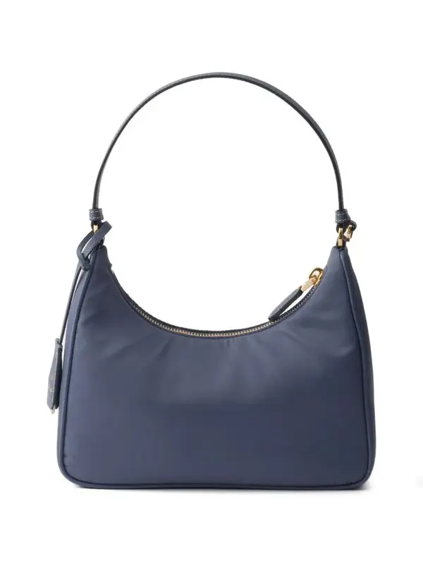 Prada Re-edition 2005 Mini Bag In Re-nylon And Saffiano - Blue
