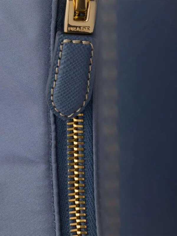 Prada Re-edition 2005 Mini Bag In Re-nylon And Saffiano - Blue
