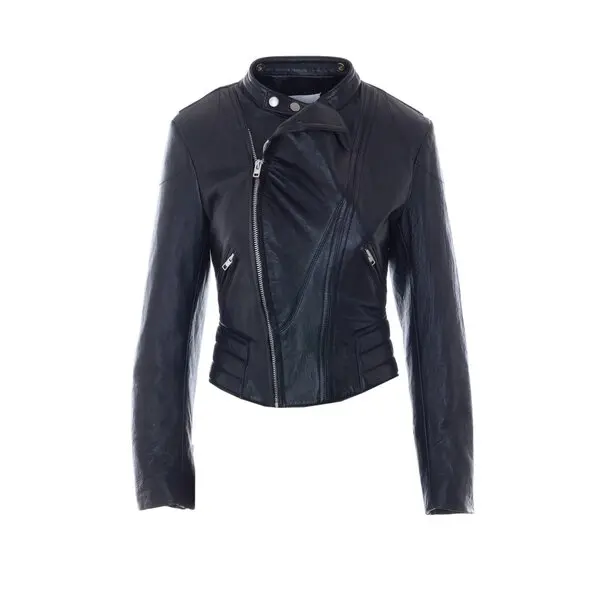 MAISON MARGIELA Leather Jacket - Black