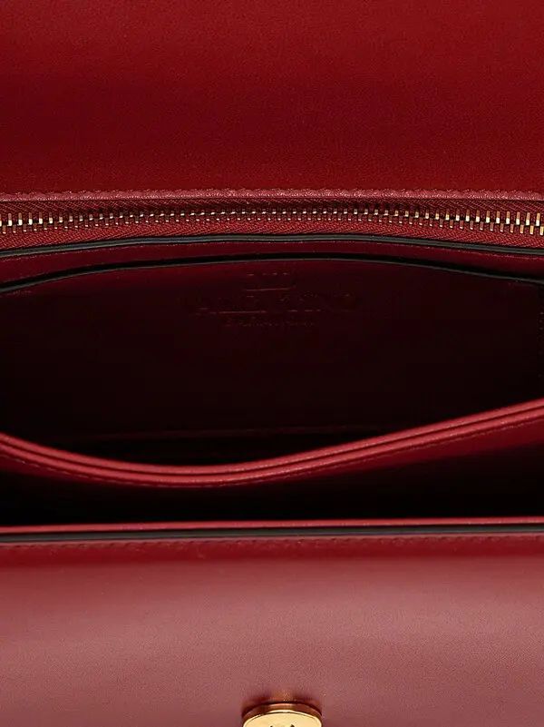 Valentino Garavani Vlogo Signature Leather Shoulder Bag