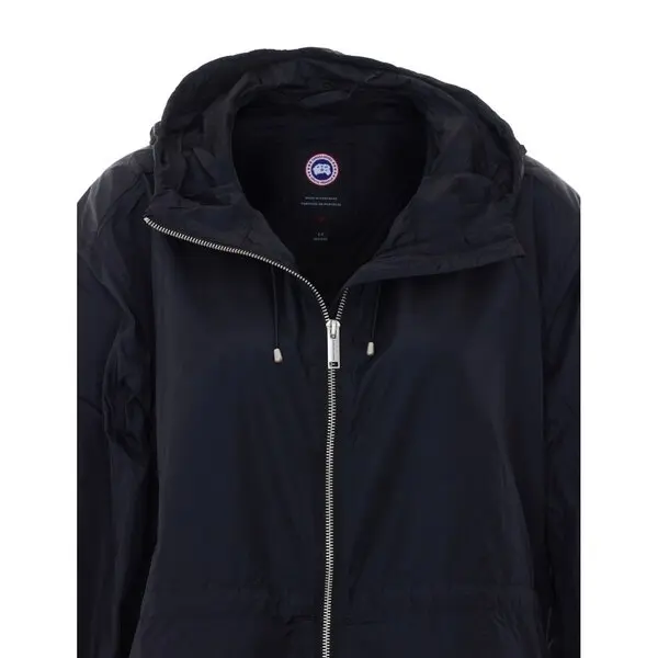 Canada Goose Hooded Long Sleeve Jacket - Black