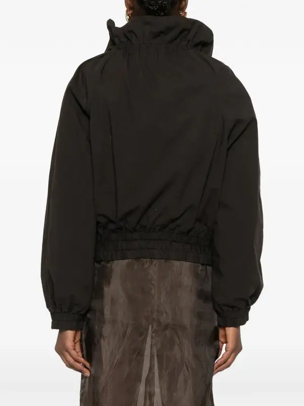 Dries Van Noten Zip-up Jacket With Gathered Neckline