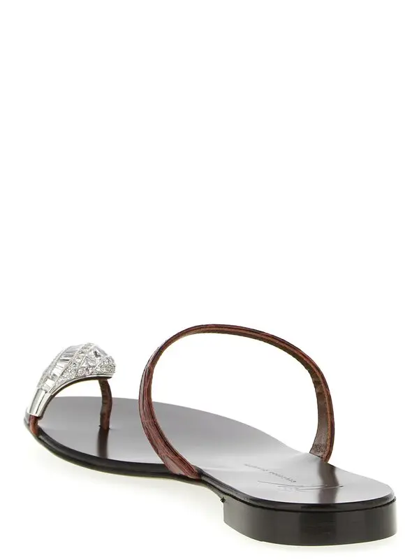 GIUSEPPE ZANOTTI Icon Ring Sandals