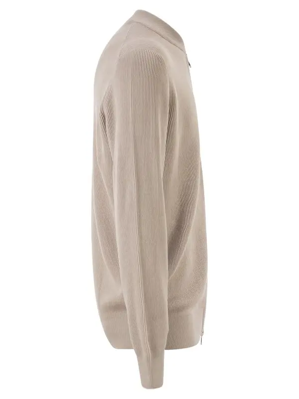 Brunello Cucinelli Cotton Zip-up Cardigan